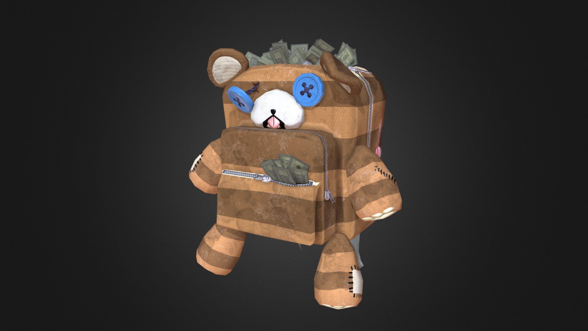 Teddy_Pa-Pack - 3D model by luribe88 [94ee32f] - Sketchfab