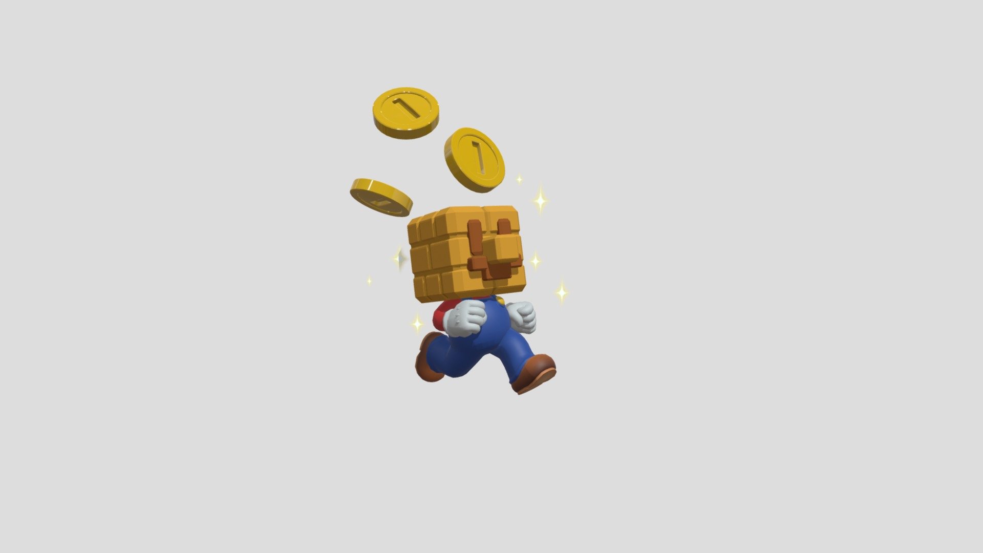 Mario (Gold Block) Trophy - Download Free 3D model by Waffles ...