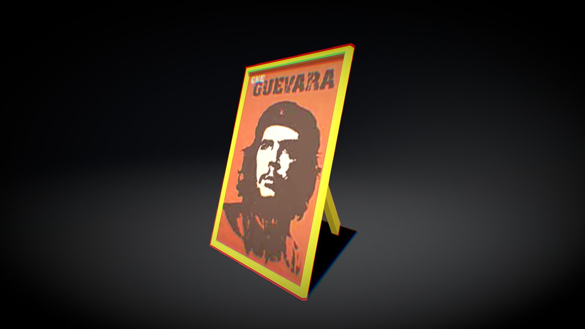 Retro sign (CHE) - 3D model by Son.Sinpivong [94efa07] - Sketchfab