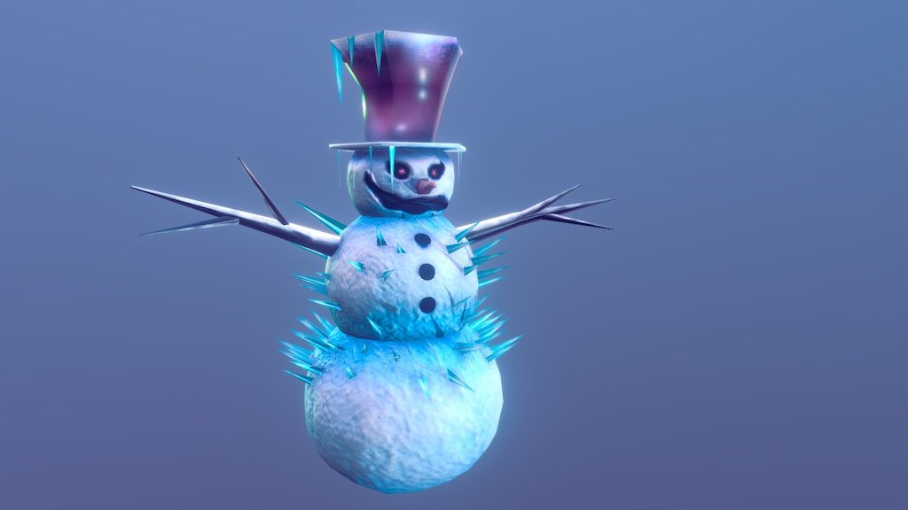 Snowman enemy for The Forestale (game) - 3D model by Alekv [94f15ad ...