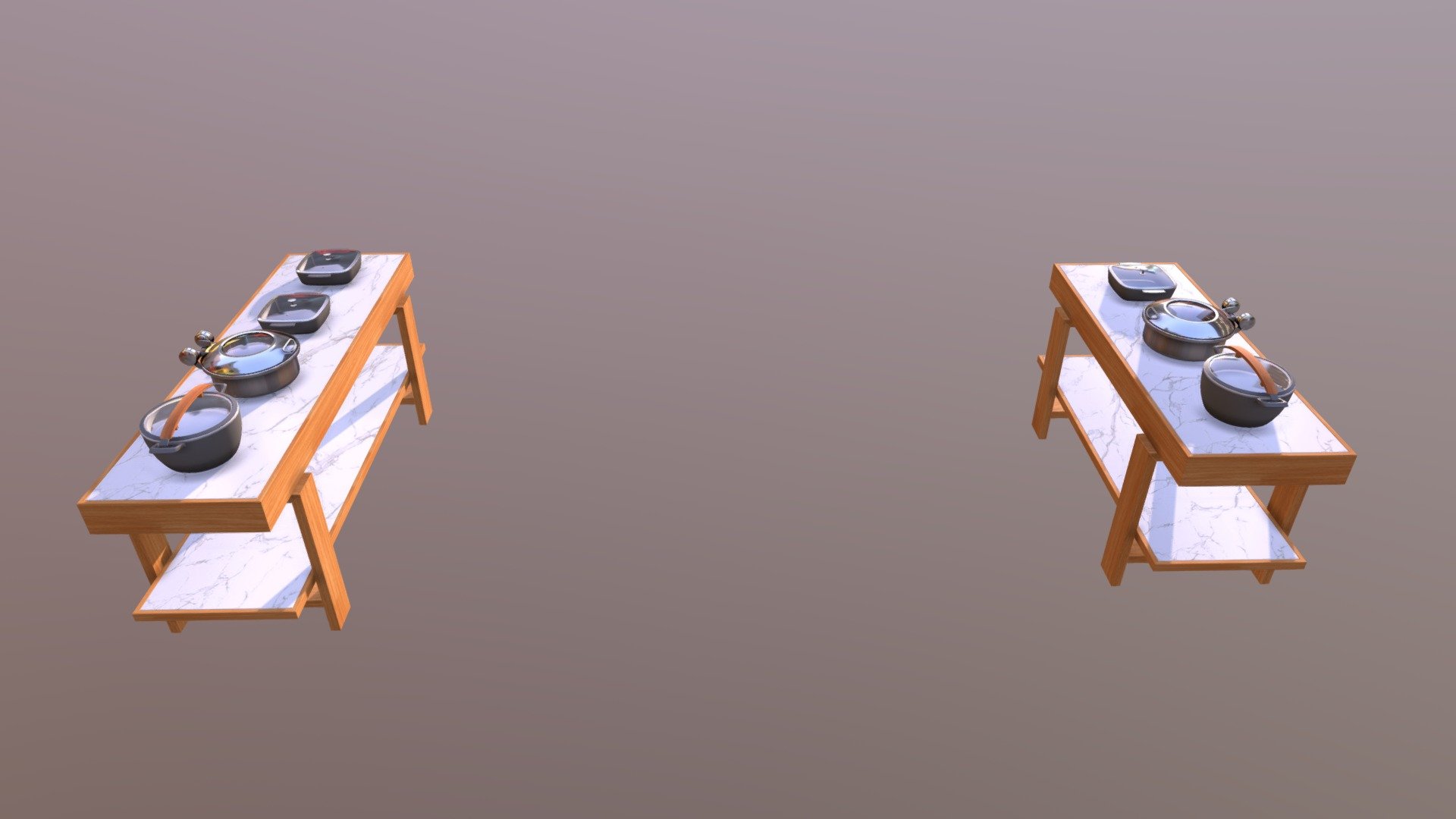 Induction Tables 44440-20 , 44440-21 - 3D model by merlinbuffetsystems ...