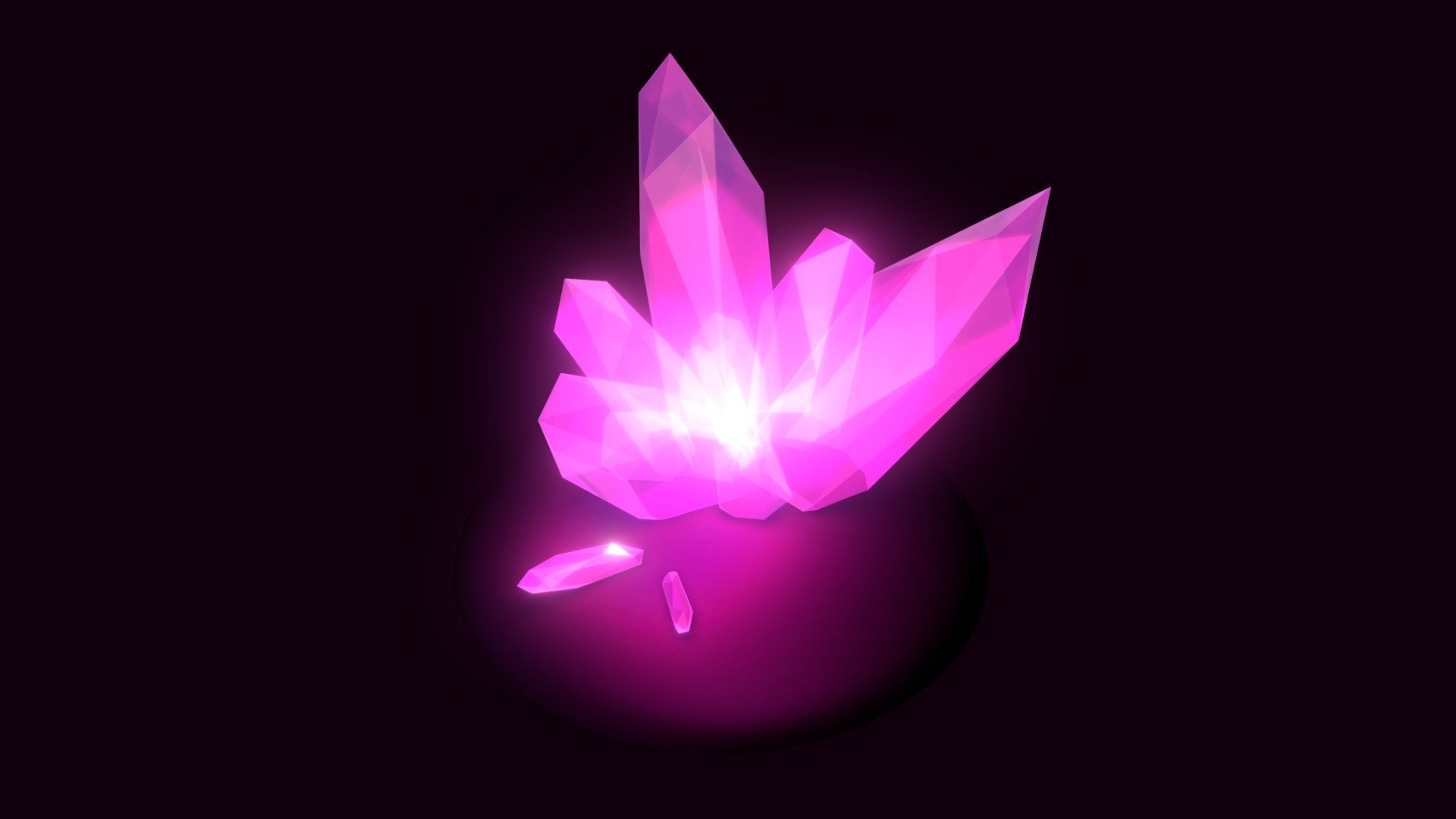 Arcane Crystal Cluster - 3D model by xPixelgeist [94f2c71] - Sketchfab