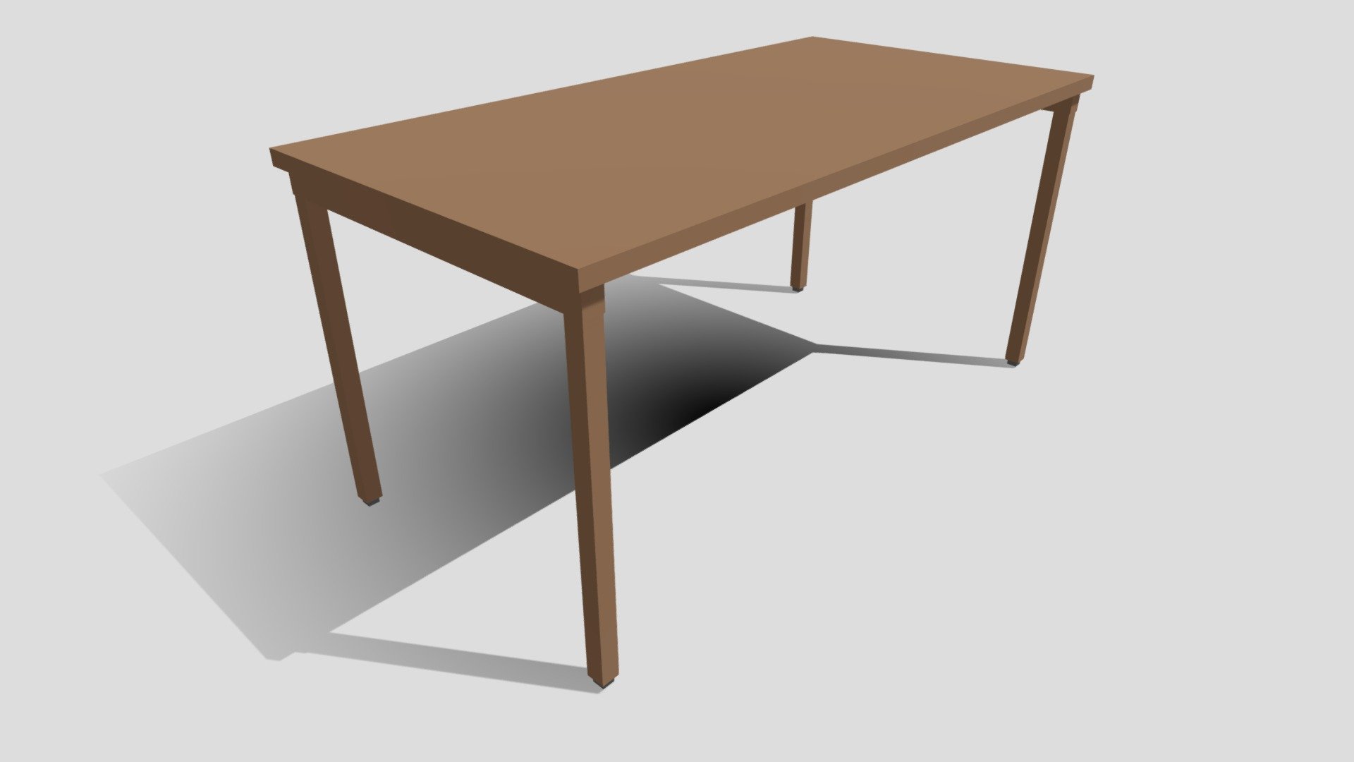Low Poly Desk #1 - Download Free 3D model by JustBlender [94f3803 ...