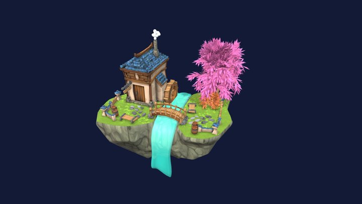 Floating_island 3D models - Sketchfab