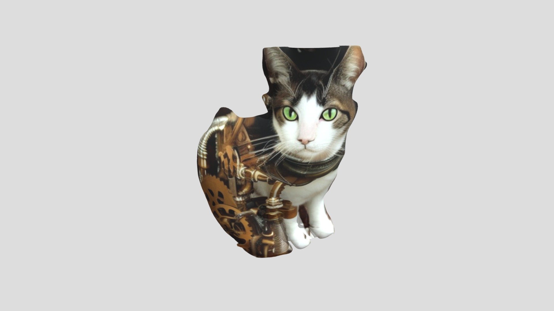 Steampunck Cat projet - Download Free 3D model by Jibouille [94f3f98 ...