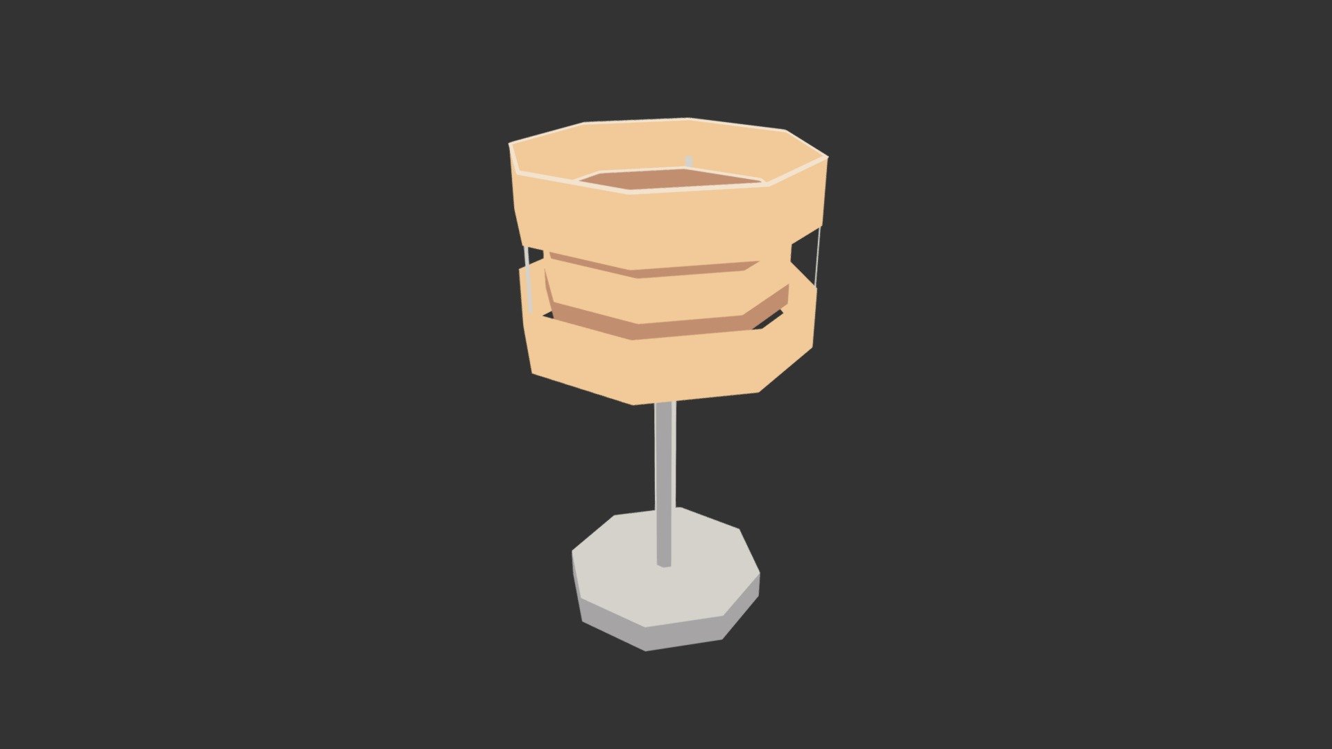 Low Poly Side Lamp - 3D model by Arcadiax [94f5f0d] - Sketchfab