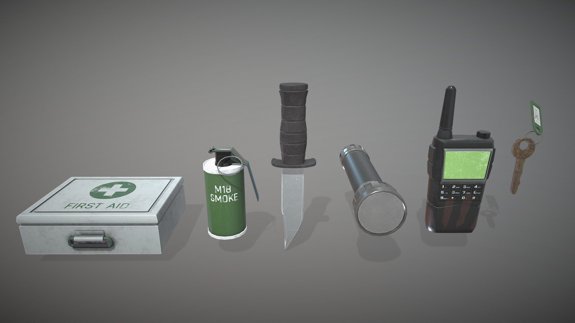 Survival props - Download Free 3D model by Laura Greene (@laura0009 ...