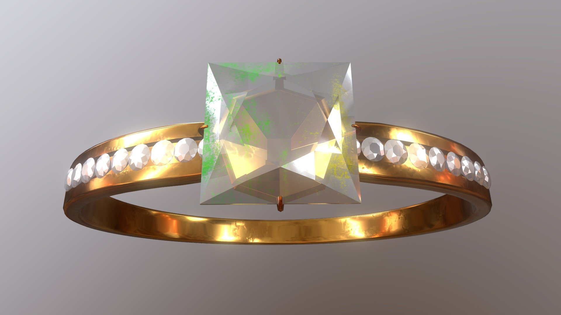 Diamond Ring - 3D model by Glimmer (@Glimmerstone) [94f8133] - Sketchfab