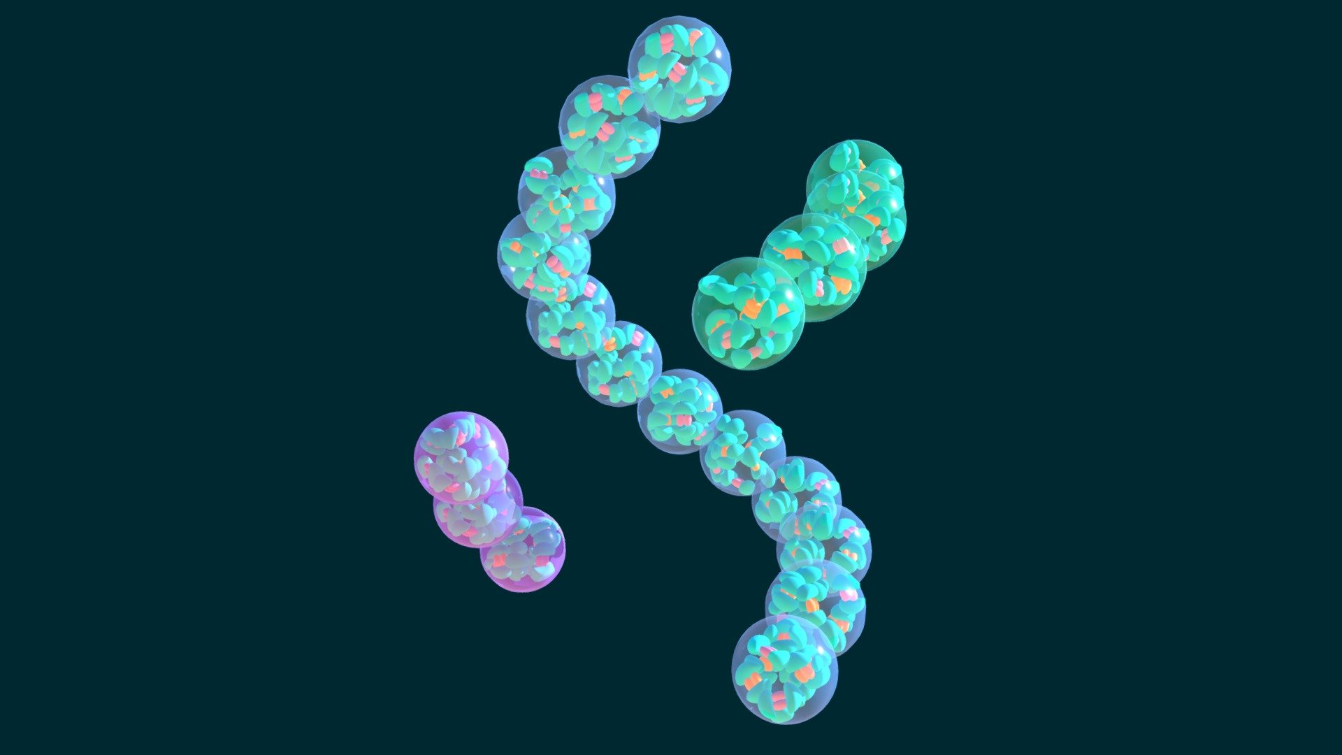 PolyPeptides - 3D model by Black Horse Animation & Design (@black-horse ...