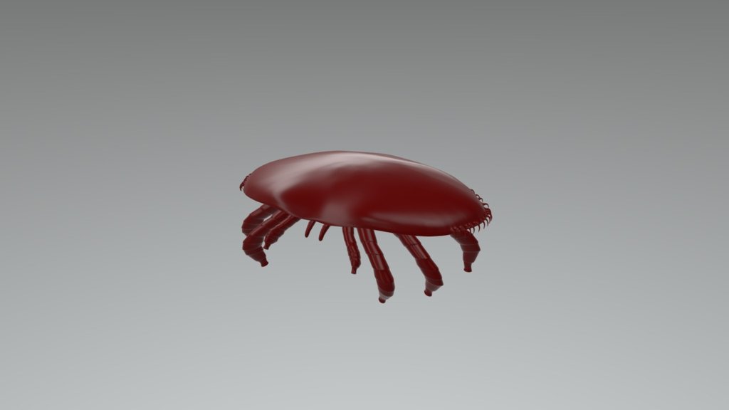 Varroa Mite - 3D Printable - 3D model by Jonathan Wright (@Jonathan ...