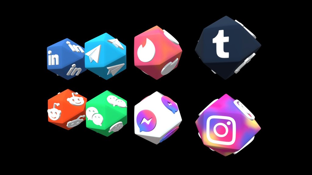 logos - A 3D model collection by sidrahanif - Sketchfab