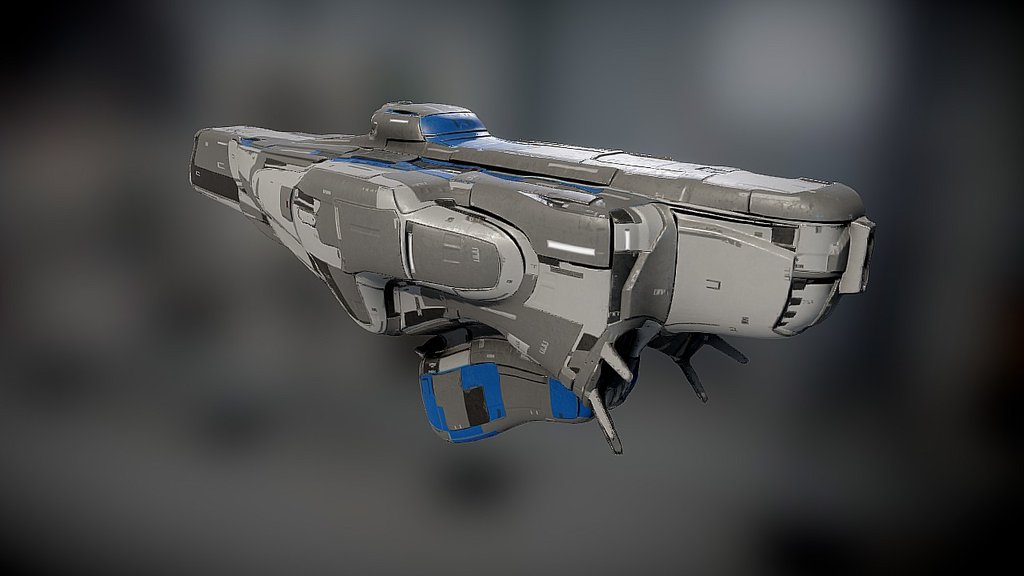 SUBMARINE concept design 2 - 3D model by asaito [94ff3fb] - Sketchfab