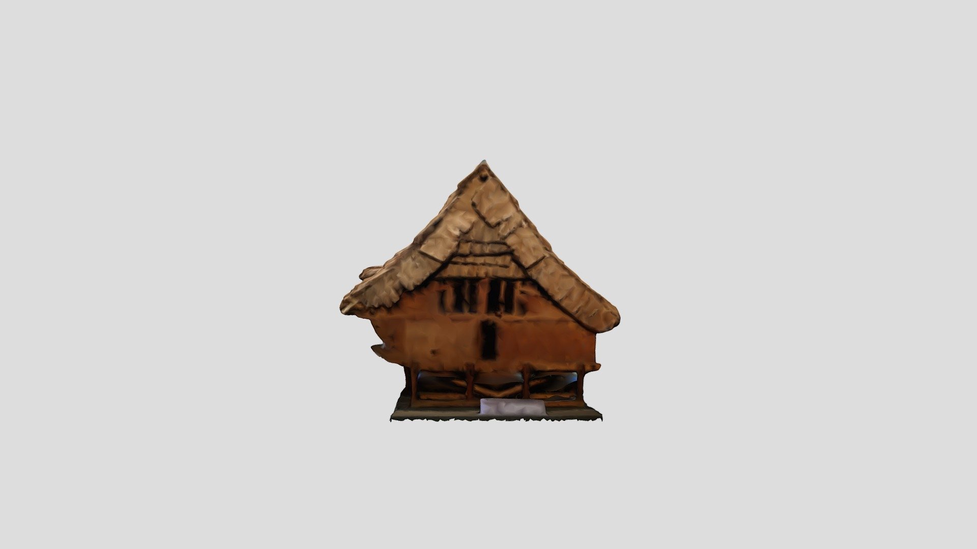 Nias Traditional House - 3D model by purnawibawa (@ragpw) [95000f6 ...