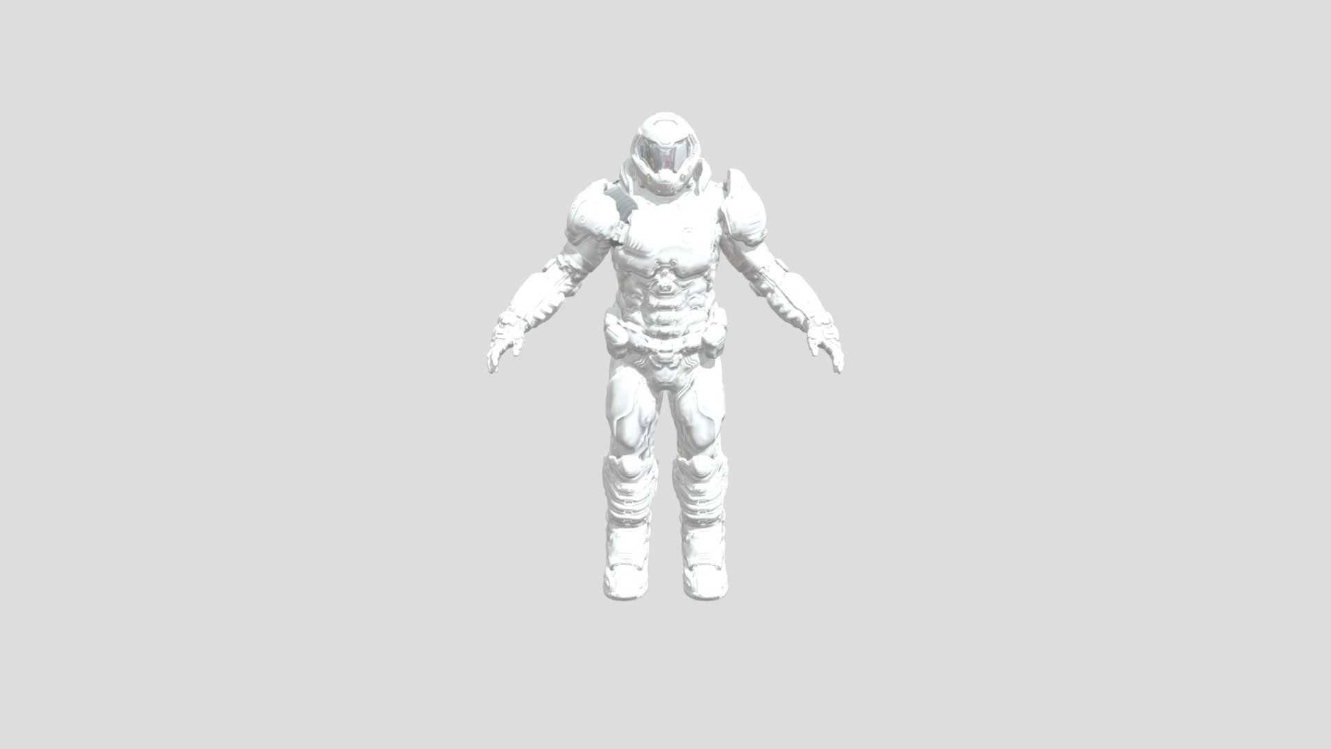 DOOM SLAYER 2016 - Download Free 3D model by masoudnayab [95012a8 ...