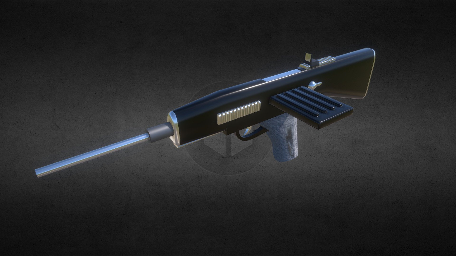 Custom gun - 3D model by Tomas9970 [9501344] - Sketchfab