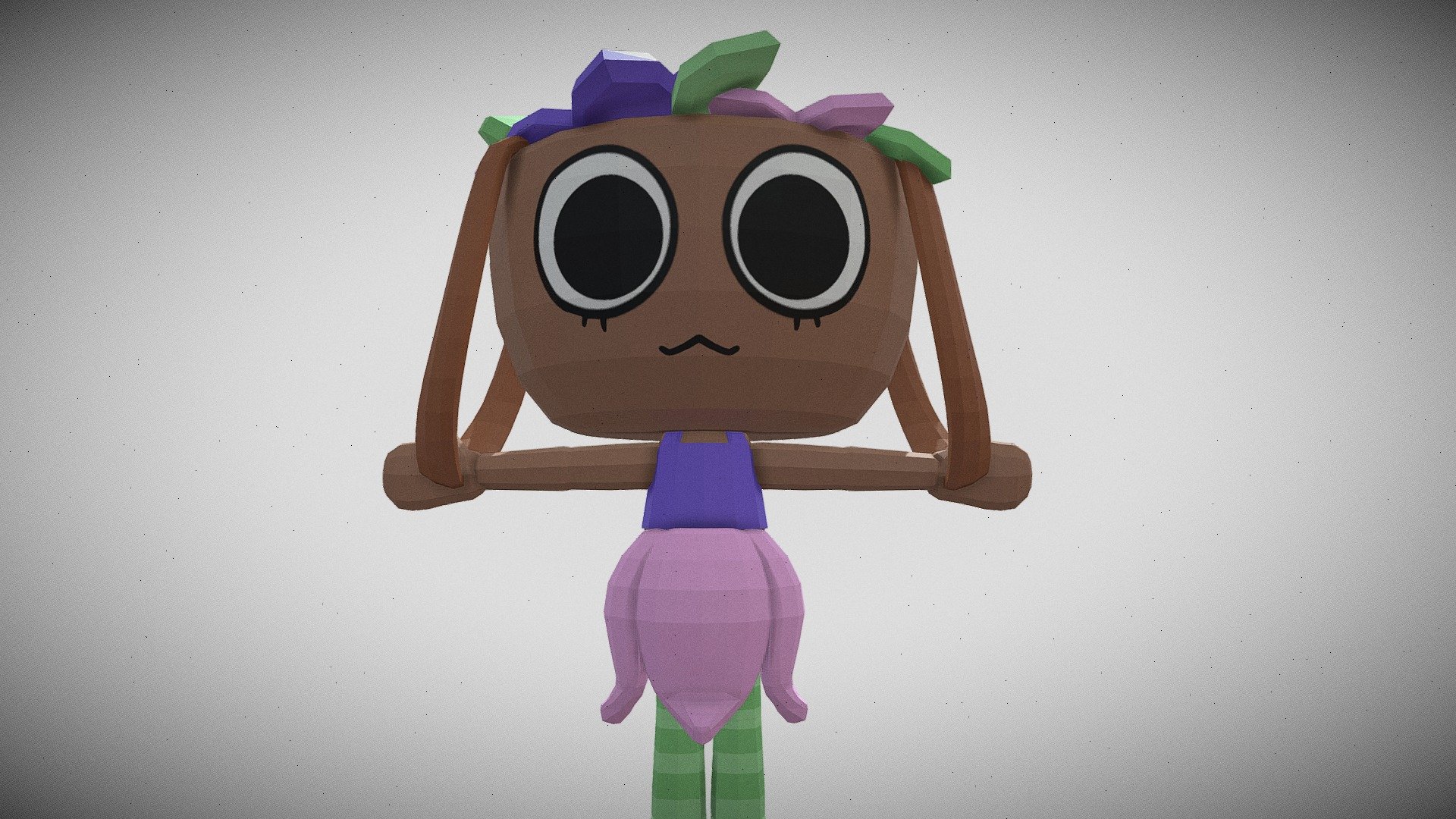 Bassie (Dandy’s World) - Download Free 3D model by popipo (@3beal) [9501786] - Sketchfab