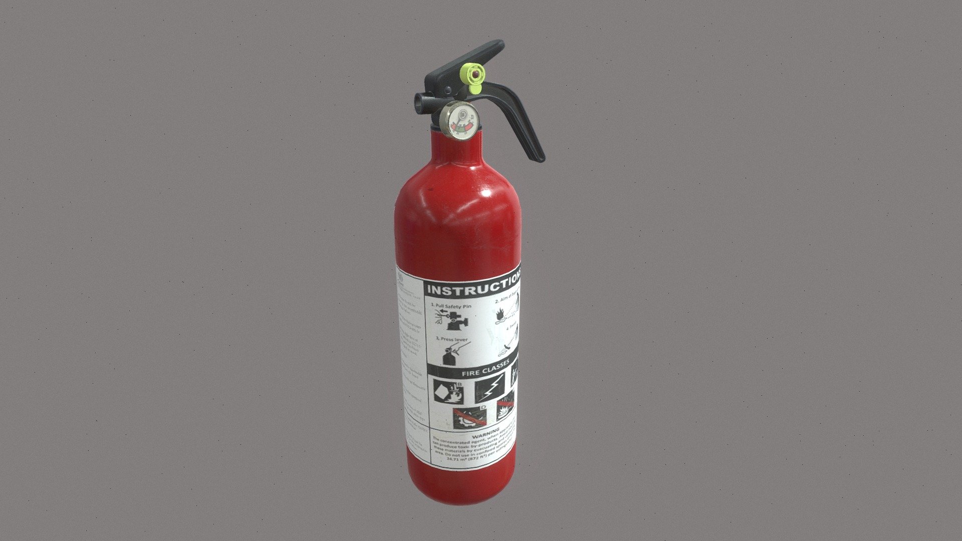 Halon-free Hafex Fire Extinguisher - 3D model by Dahan3D (@danra ...