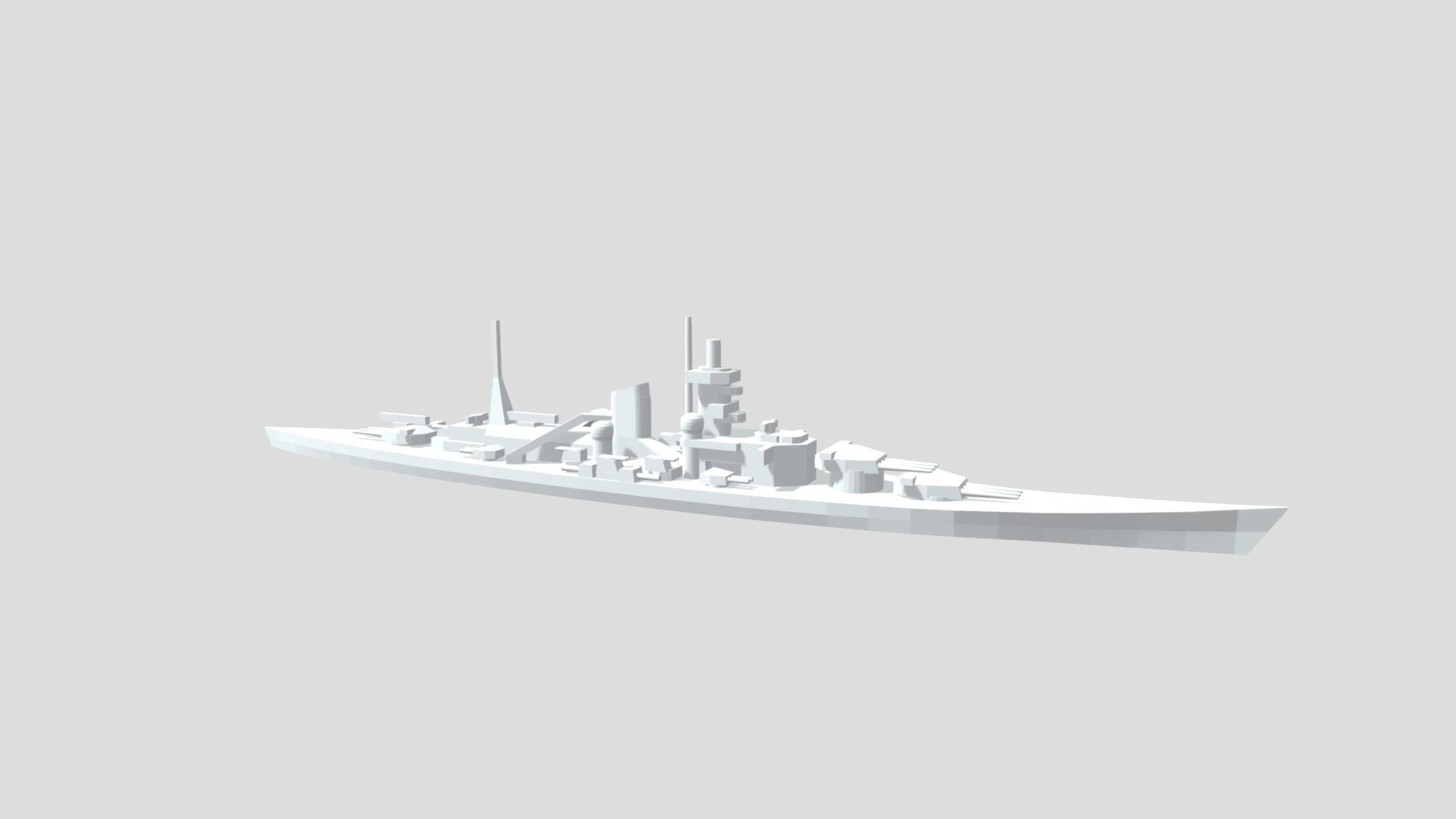 KMS Scharnhorst - Model for 1/4000 printing - 3D model by KTKloss ...
