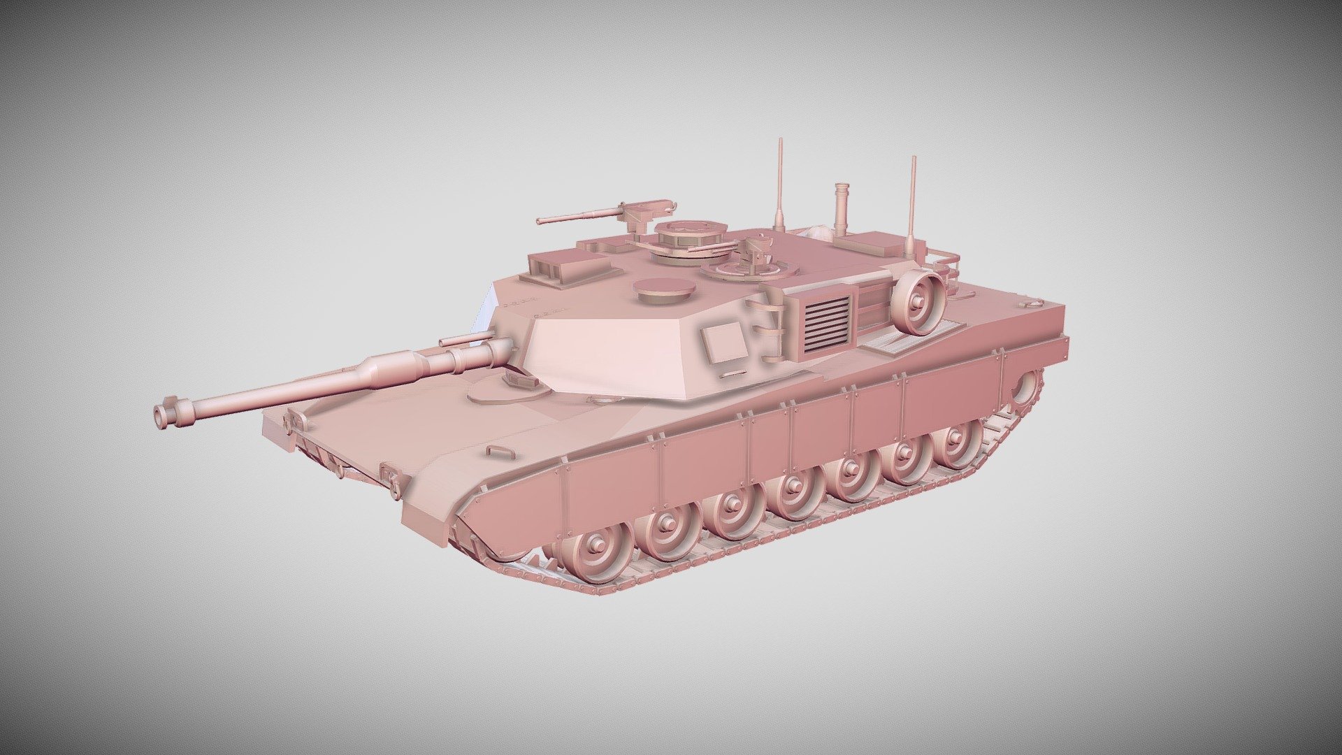 M1A1Abrams - 3D model by tractioncontrolsystem [9506c49] - Sketchfab