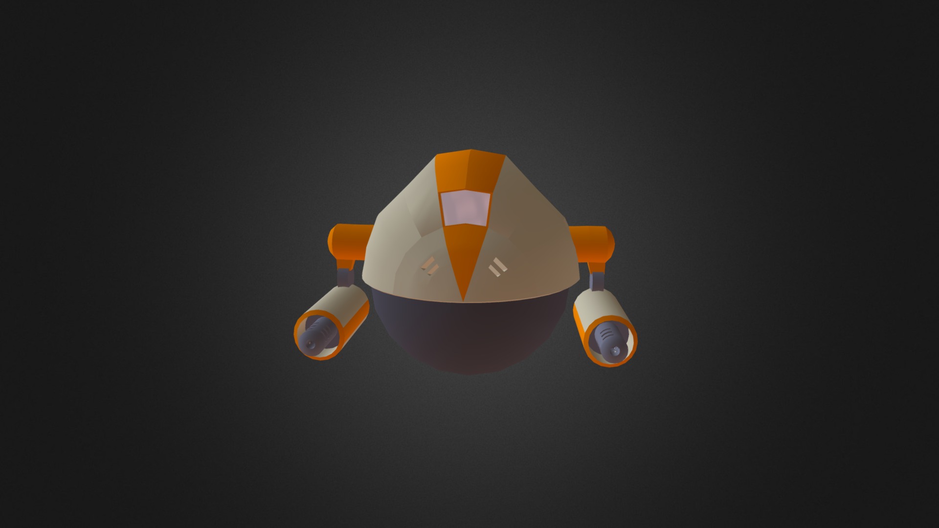 Roller Droid (un-textured) - 3D model by PhilGrealey [9506dc7] - Sketchfab