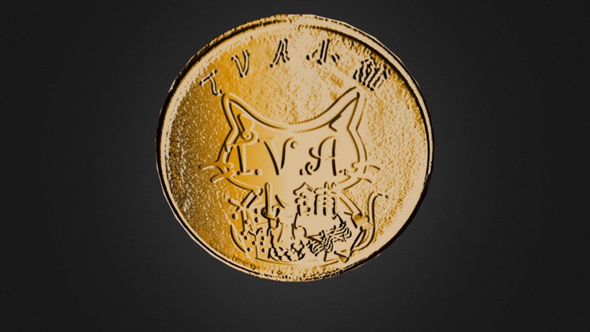 TVA Coin Gold - 3D model by valakaslove [9509543] - Sketchfab