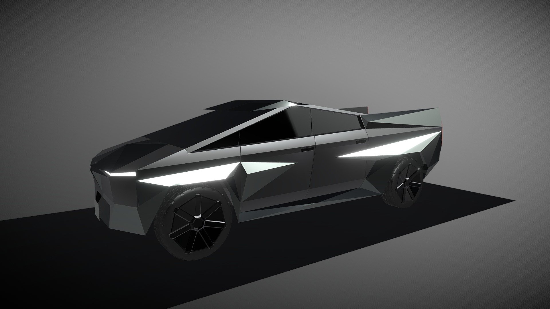cyber truck Brilliant Design Bodykit - 3D model by Eternalflower ...