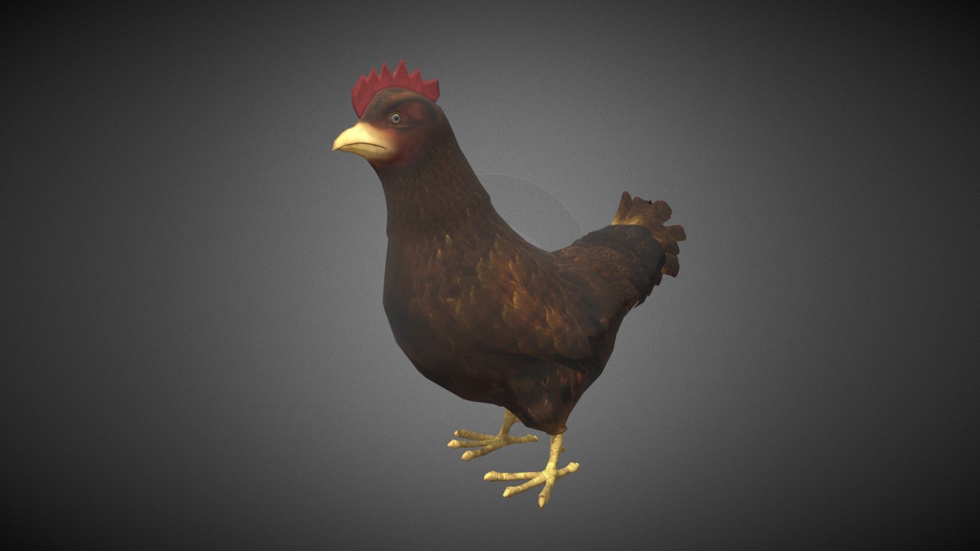 Hen chickens - Buy Royalty Free 3D model by tingting_er [950ce27 ...