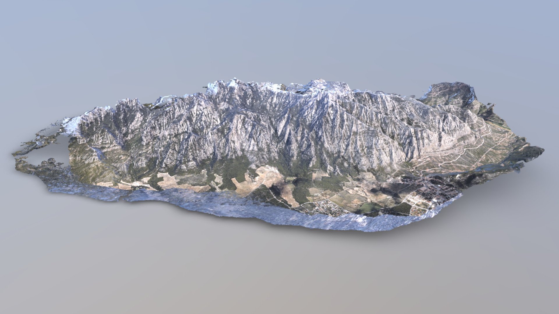 Montserrat, the Sacred Mountain (test) - 3D model by Josep Giribet ...