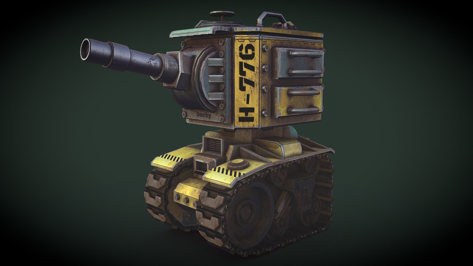 Stylized Tonky - 3D model by Kookey (@YvetteKooke) [9510c1f] - Sketchfab