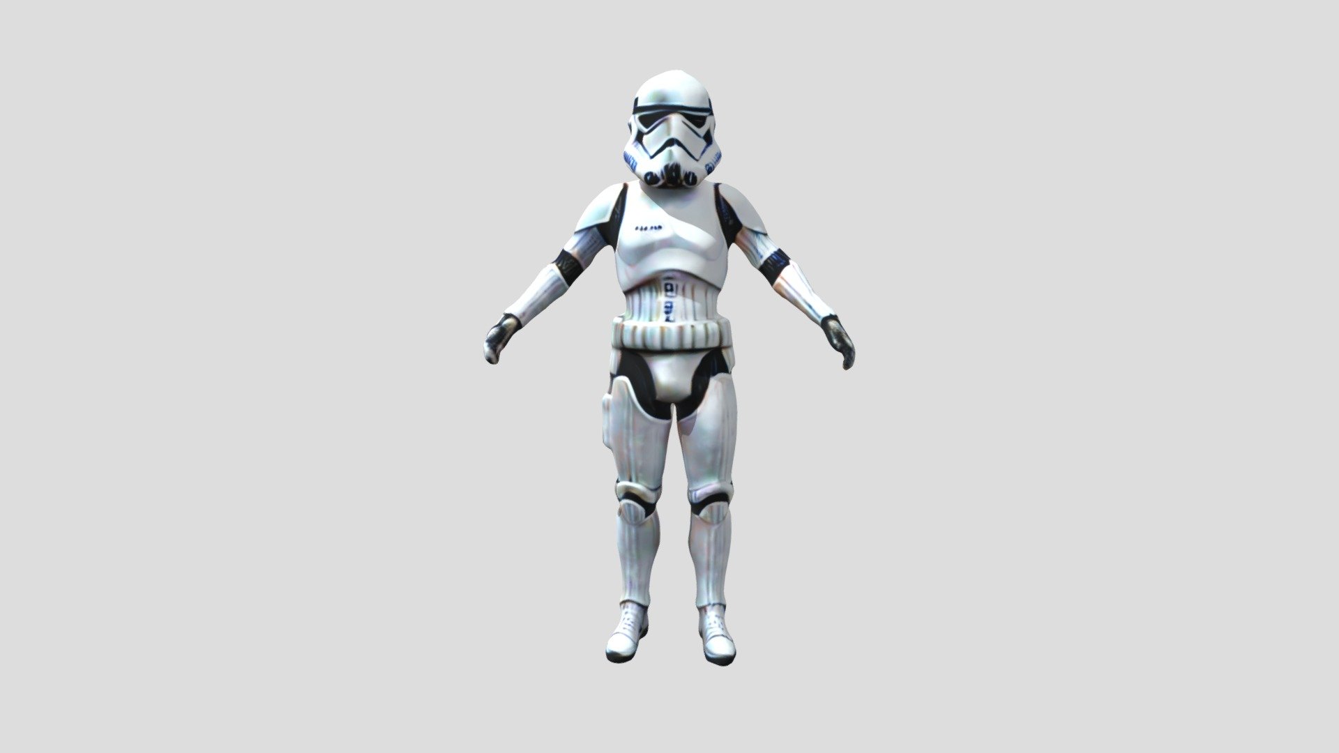 Storm Trooper A-pose - Download Free 3D model by Jungle Jim (@jungle_jim) [9511175] - Sketchfab