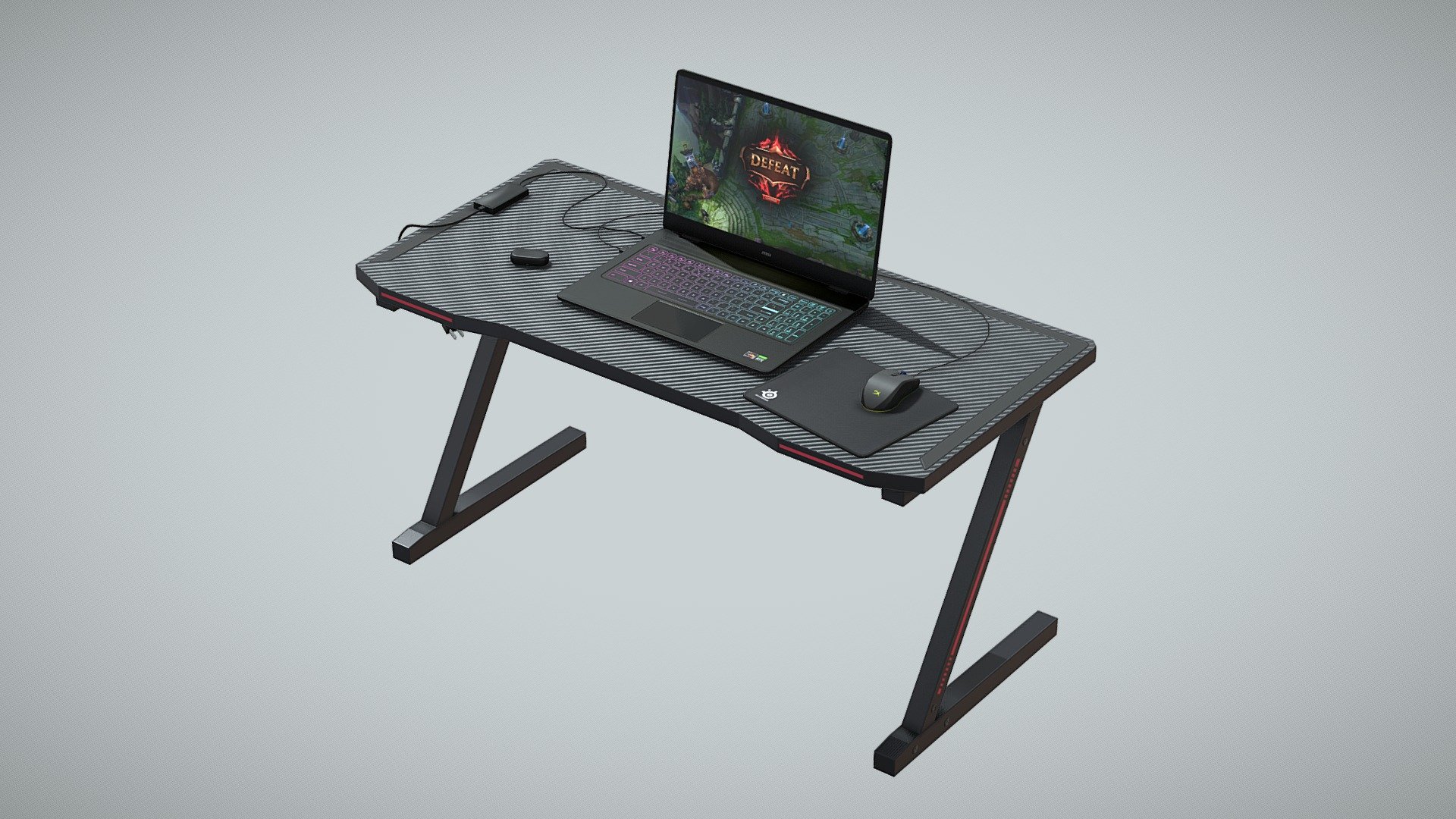Gaming Desk Pack - Buy Royalty Free 3D model by Outlier Spa (@outlier ...