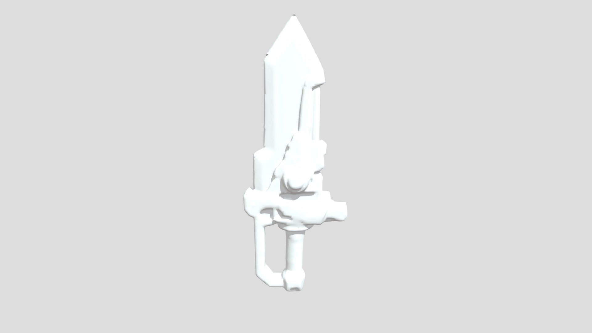 Futuristic Hybrid Blade-Gun Weapon: - 3D model by arifrdj0 [95120d5 ...