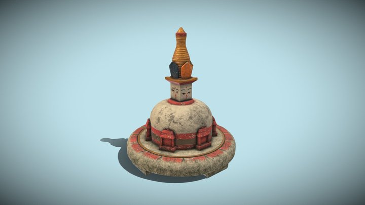 Stupa 3D models - Sketchfab