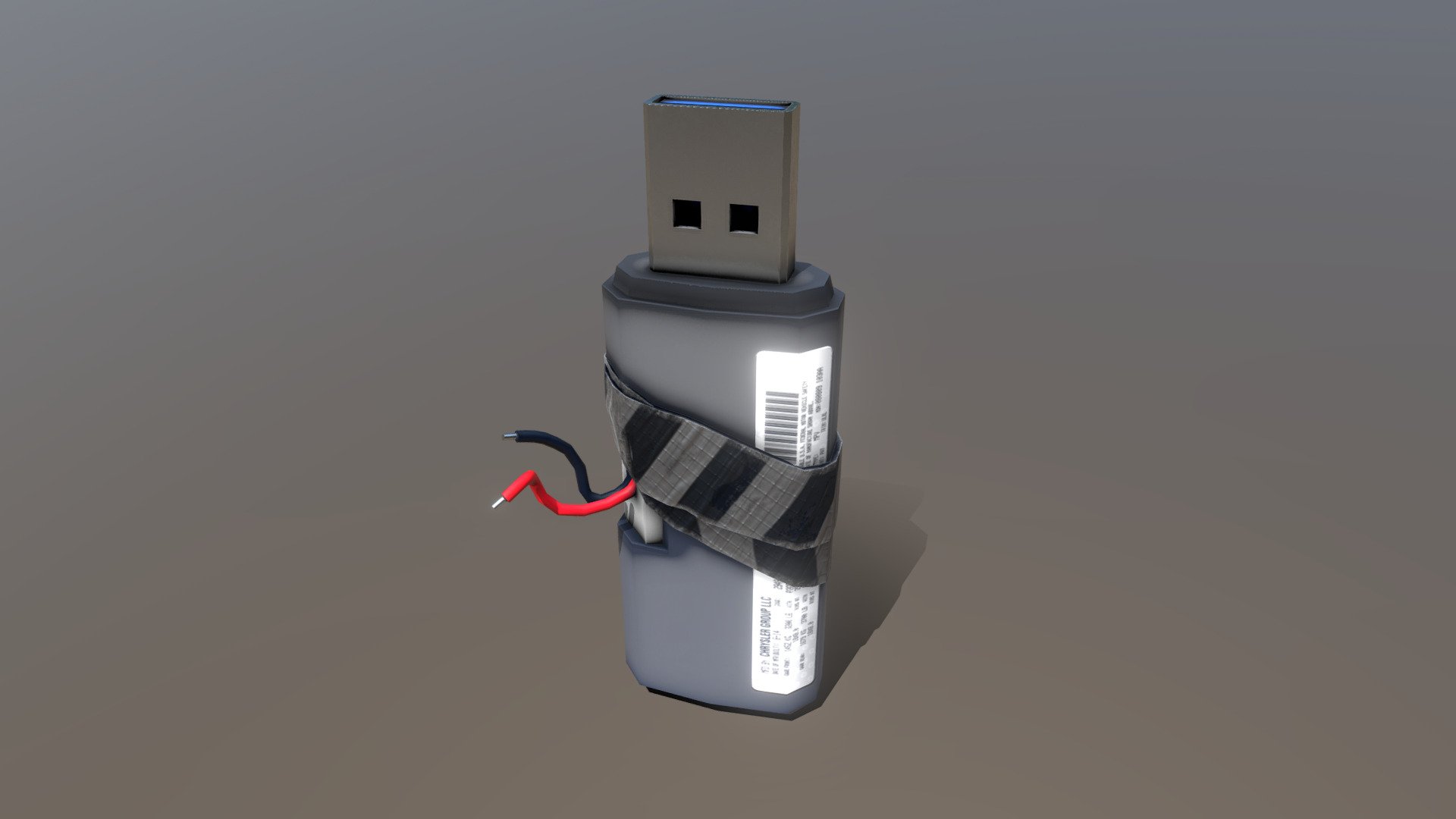 Damaged USB Stick - 3D model by Ruben Maurer (@creativier) [9513677 ...