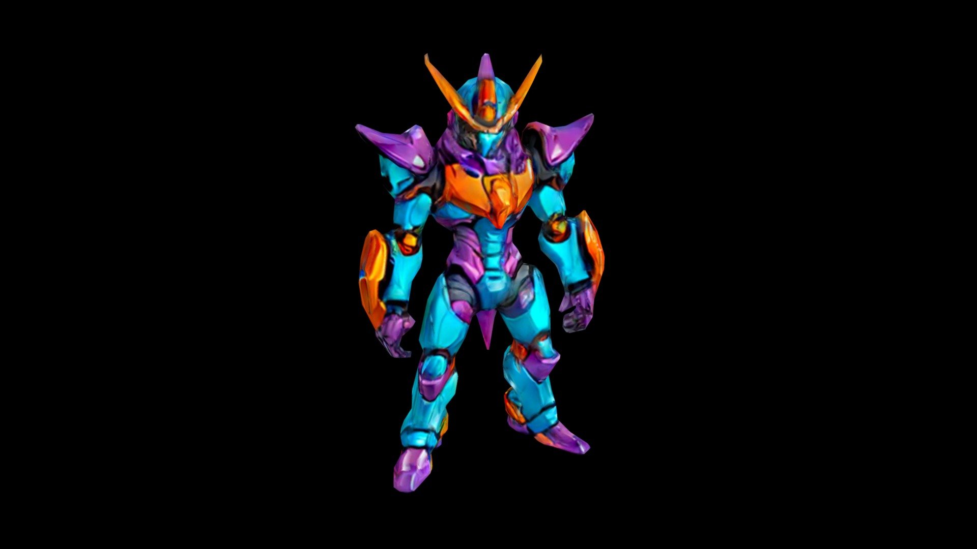 Fierce Power of Animation An Exotic Multi-Colore - Download Free 3D ...
