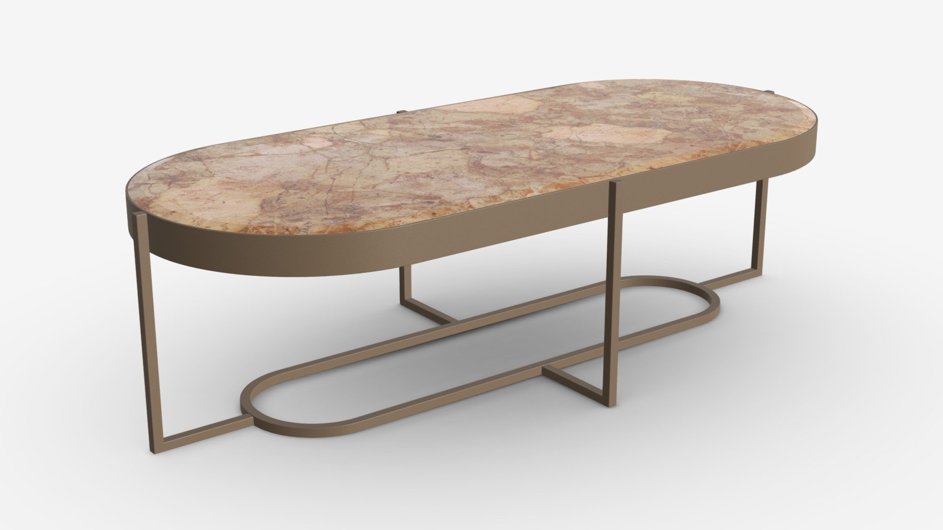 Oval coffee table - Buy Royalty Free 3D model by HQ3DMOD (@AivisAstics ...