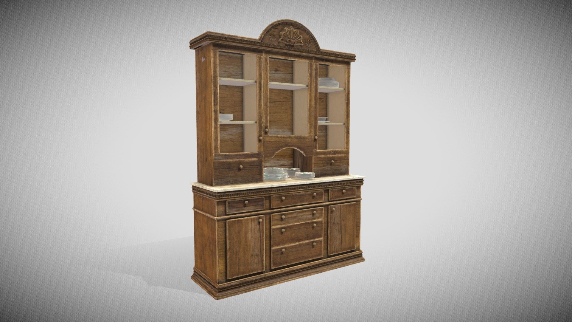Kitchen Sideboard - Credenzu - Buy Royalty Free 3D model by Francesco ...
