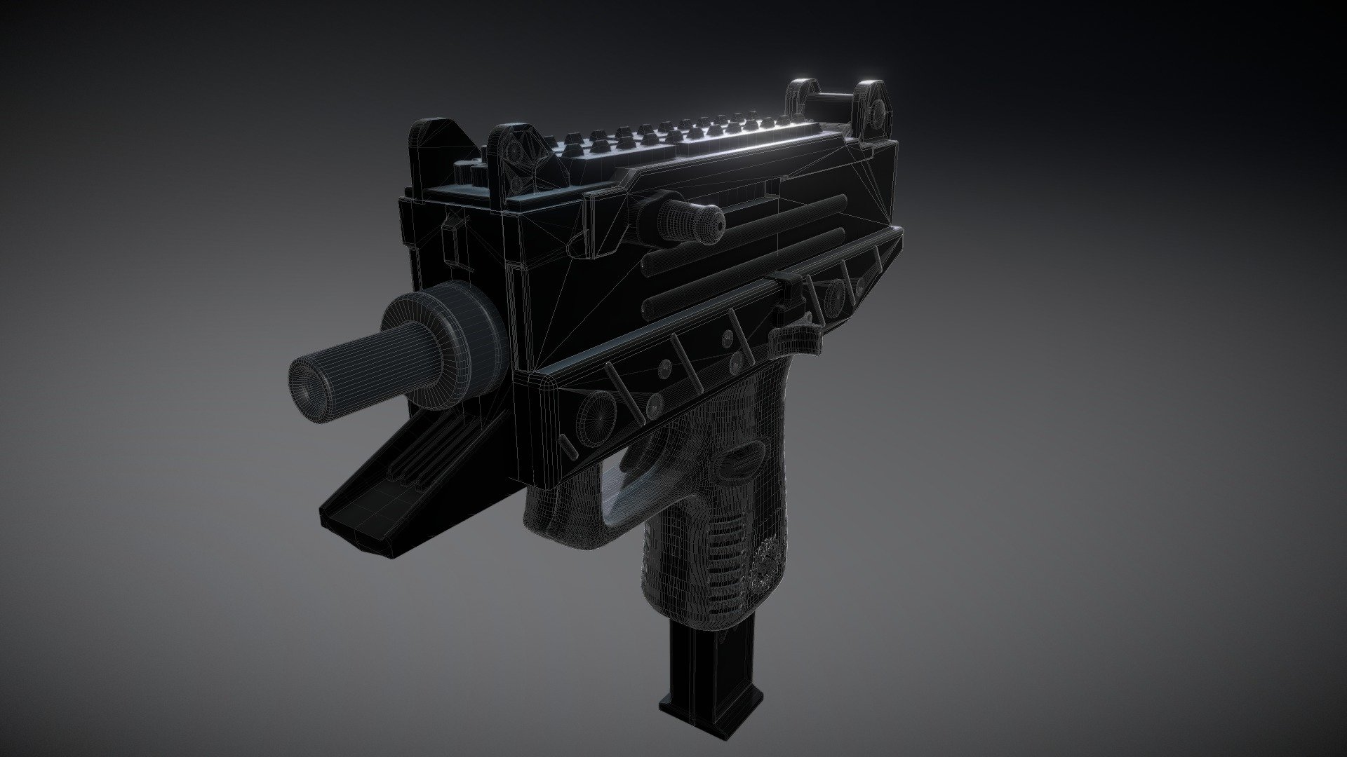 Uzi - 3D model by hoppyjoe [9518aa4] - Sketchfab