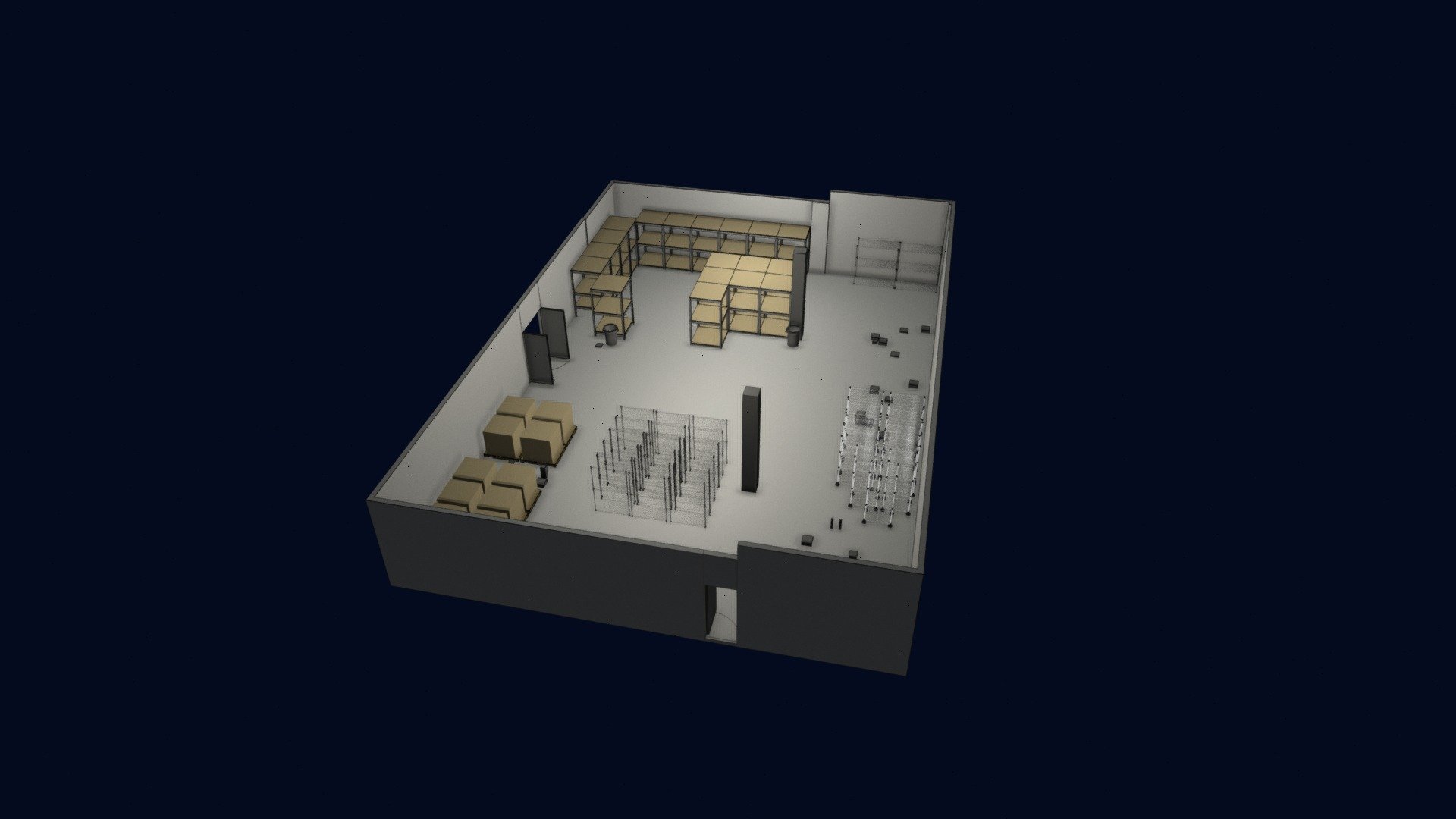 3rd Floor Storage Room - 3D model by mrostas93 [9519280] - Sketchfab