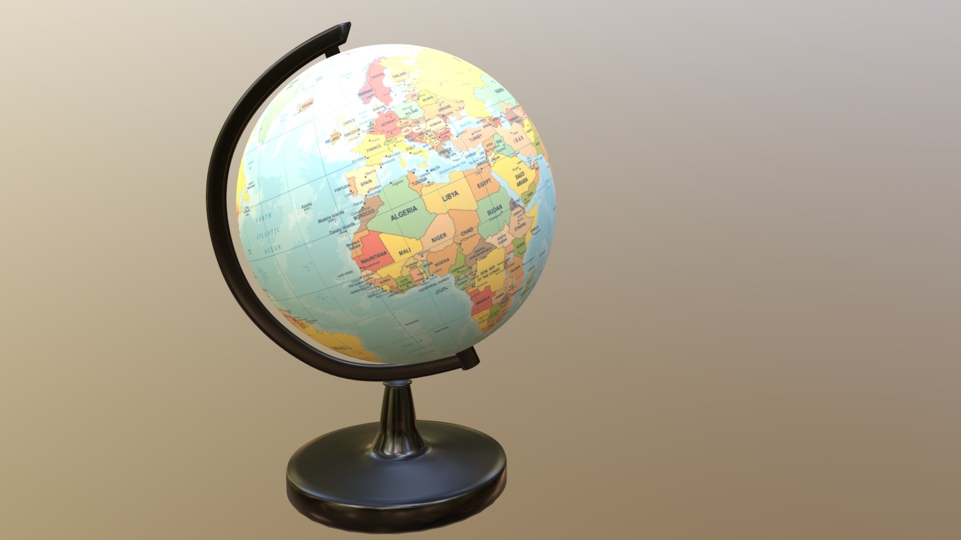 Globe - Download Free 3D model by sadeesha (@sadeeshadaham123) [9519ec8 ...