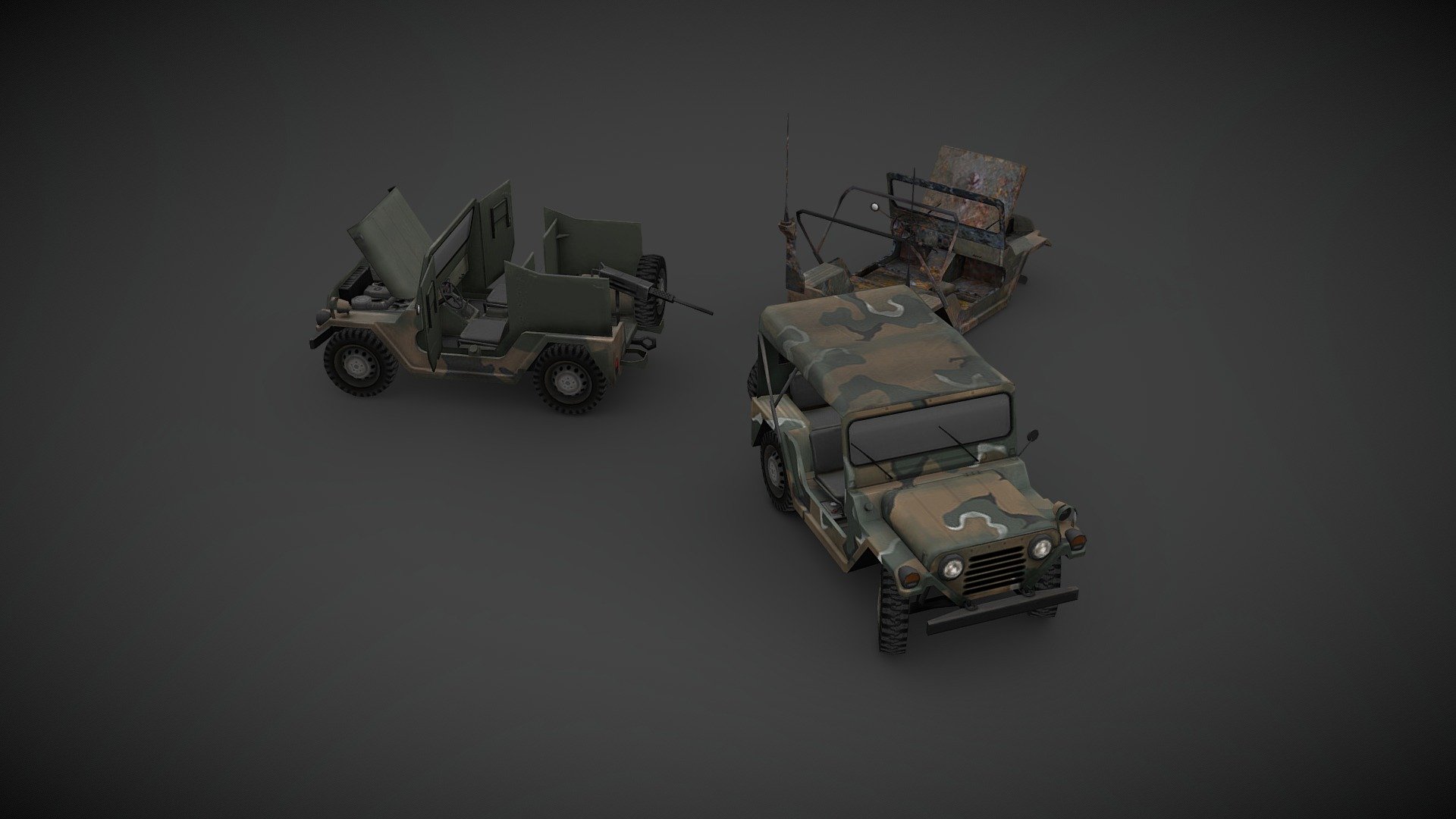 '74 AM General M151A2 MUTT - 3D model by KI5 (@KI5mods) [951a214 ...