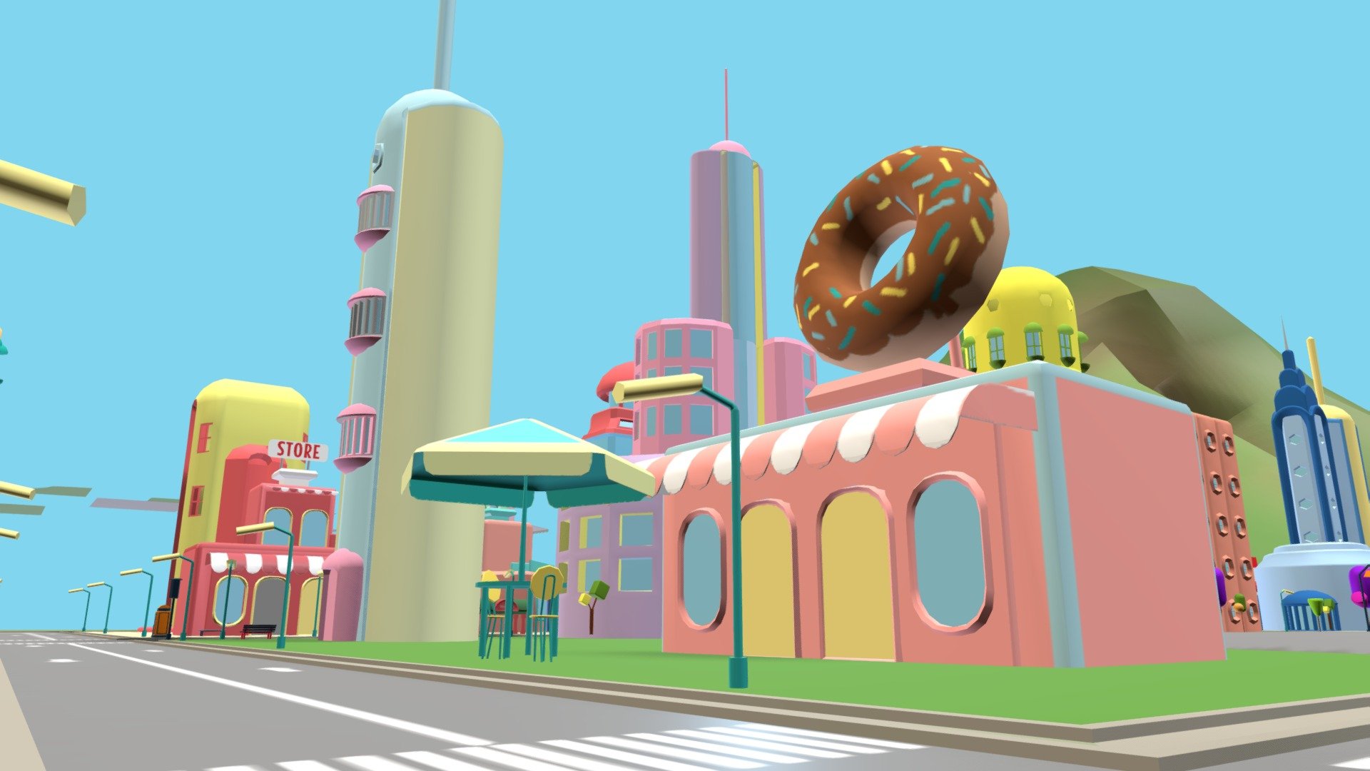 Clay City: Stylized Environment Pack - Buy Royalty Free 3D model by HayqArt [951a4f5 ...