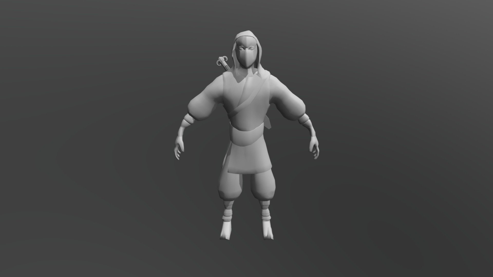 Ninja - 3D model by MarlonHipperling [951a8b9] - Sketchfab