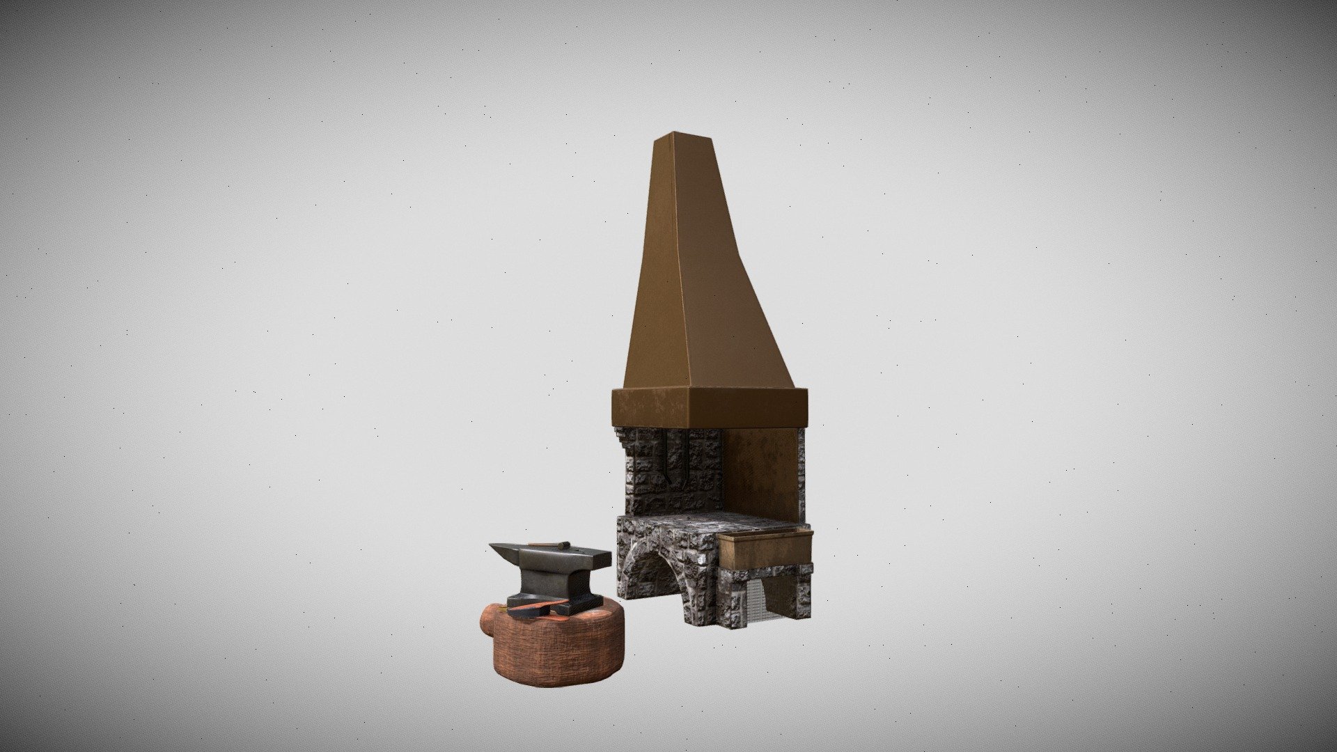 Forge - 3D model by acampagnat [951b33a] - Sketchfab