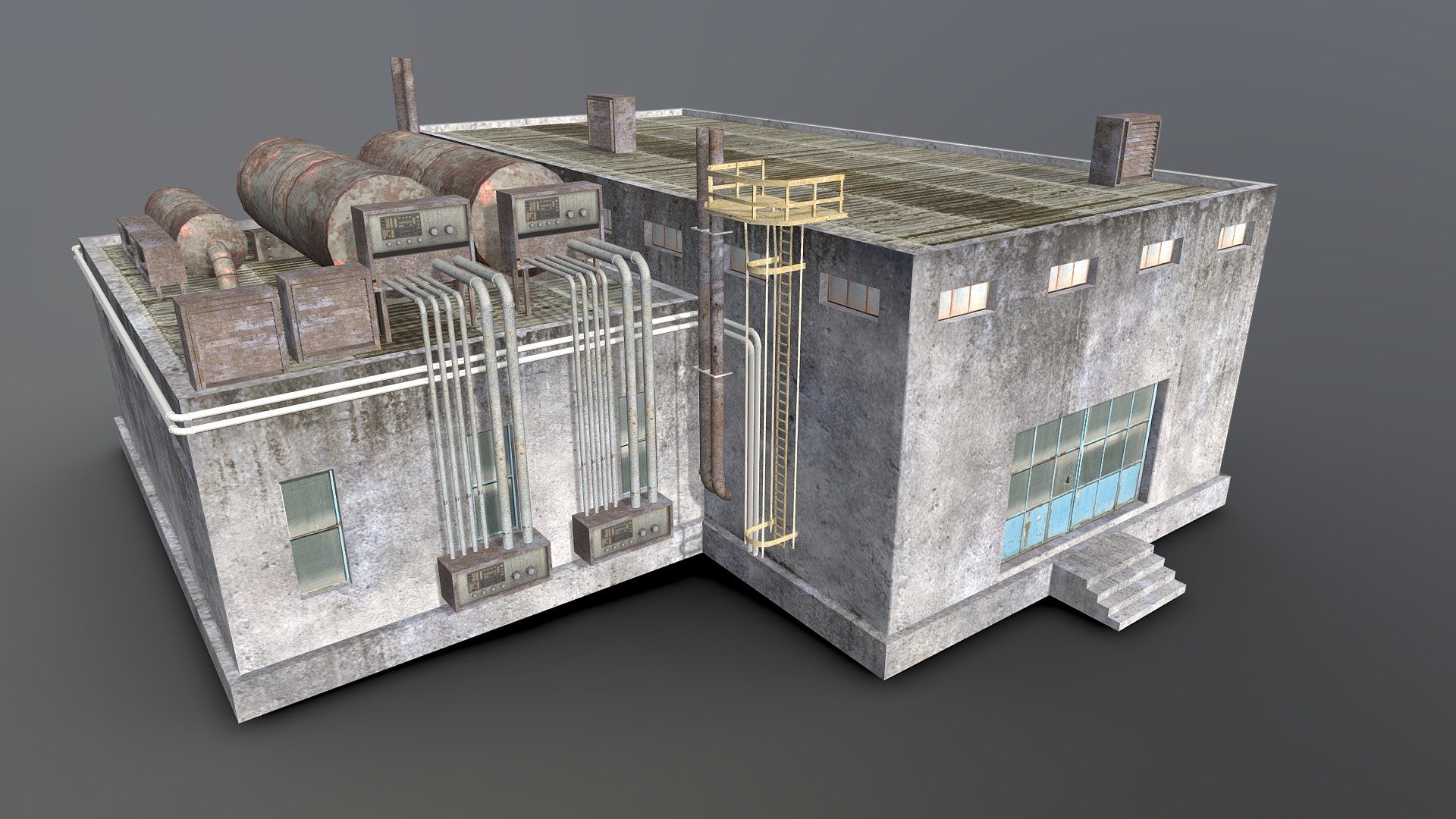building old - 3D model by vladimirgvvv [951dcb6] - Sketchfab