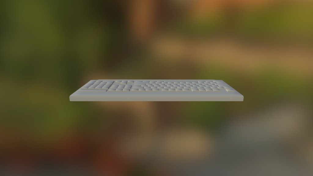 PC Keyboard - 3D model by ruimarcal [951f4f9] - Sketchfab