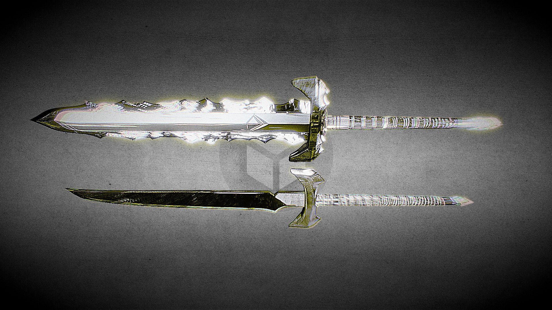 Sword Weapon Set CC0 - Download Free 3D model by K- [95205ca] - Sketchfab