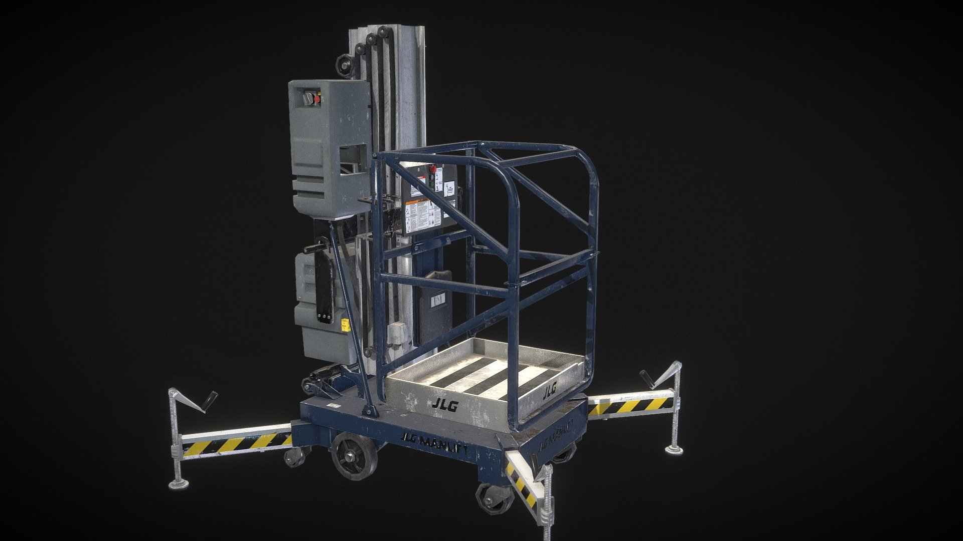 Personnel Lift - 3D model by chung_the_artist [9521d26] - Sketchfab