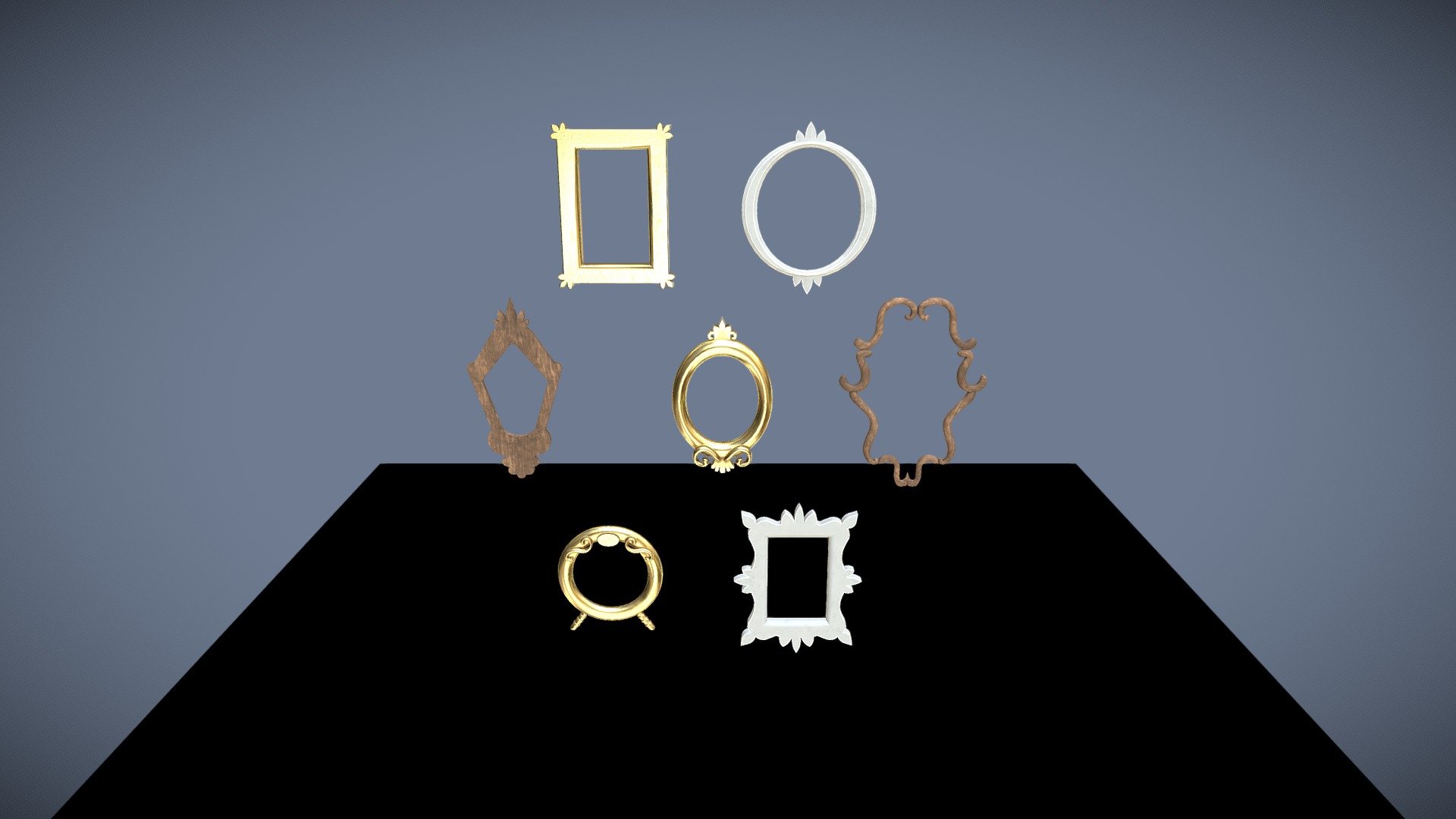 Picture Frames Assets - Download Free 3D model by WaajaaH [952254b ...