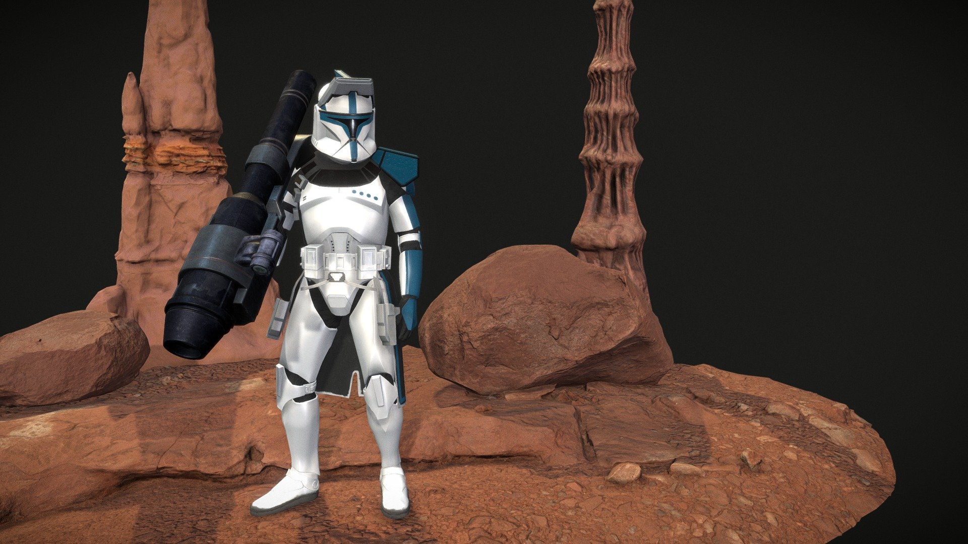 Clone Heavy Trooper rigged - Buy Royalty Free 3D model by thomas_125 ...